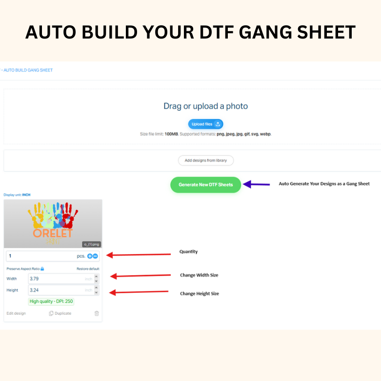 DTF - AUTO BUILD GANG SHEET – OreletPrint